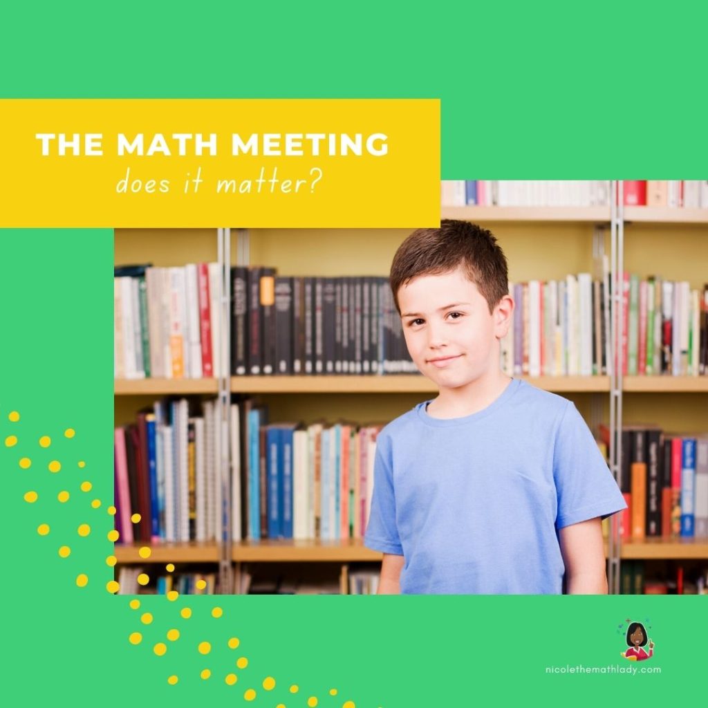 5 Lifetime Benefits to Doing the Saxon Math Meeting | Nicole the Math ...